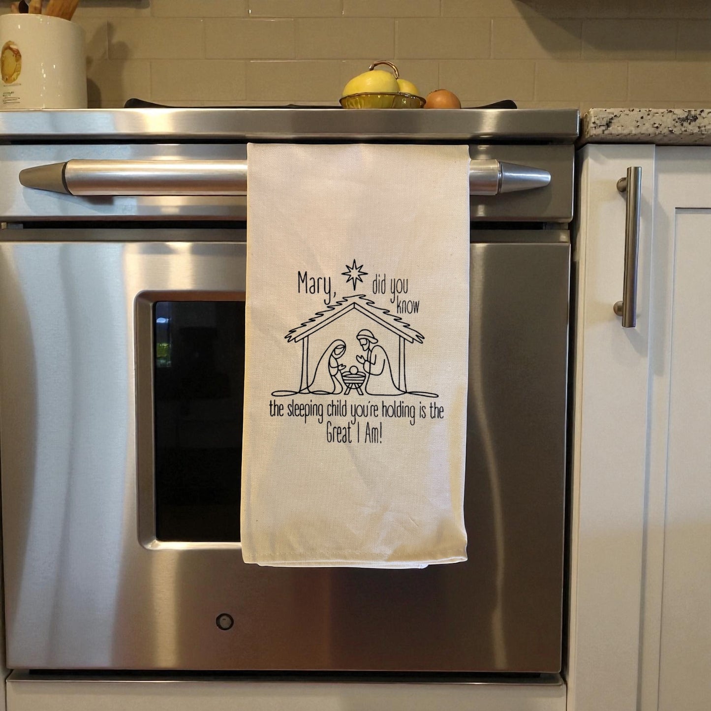 Mary, Did You Know Tea Towel – MarkLowry.com