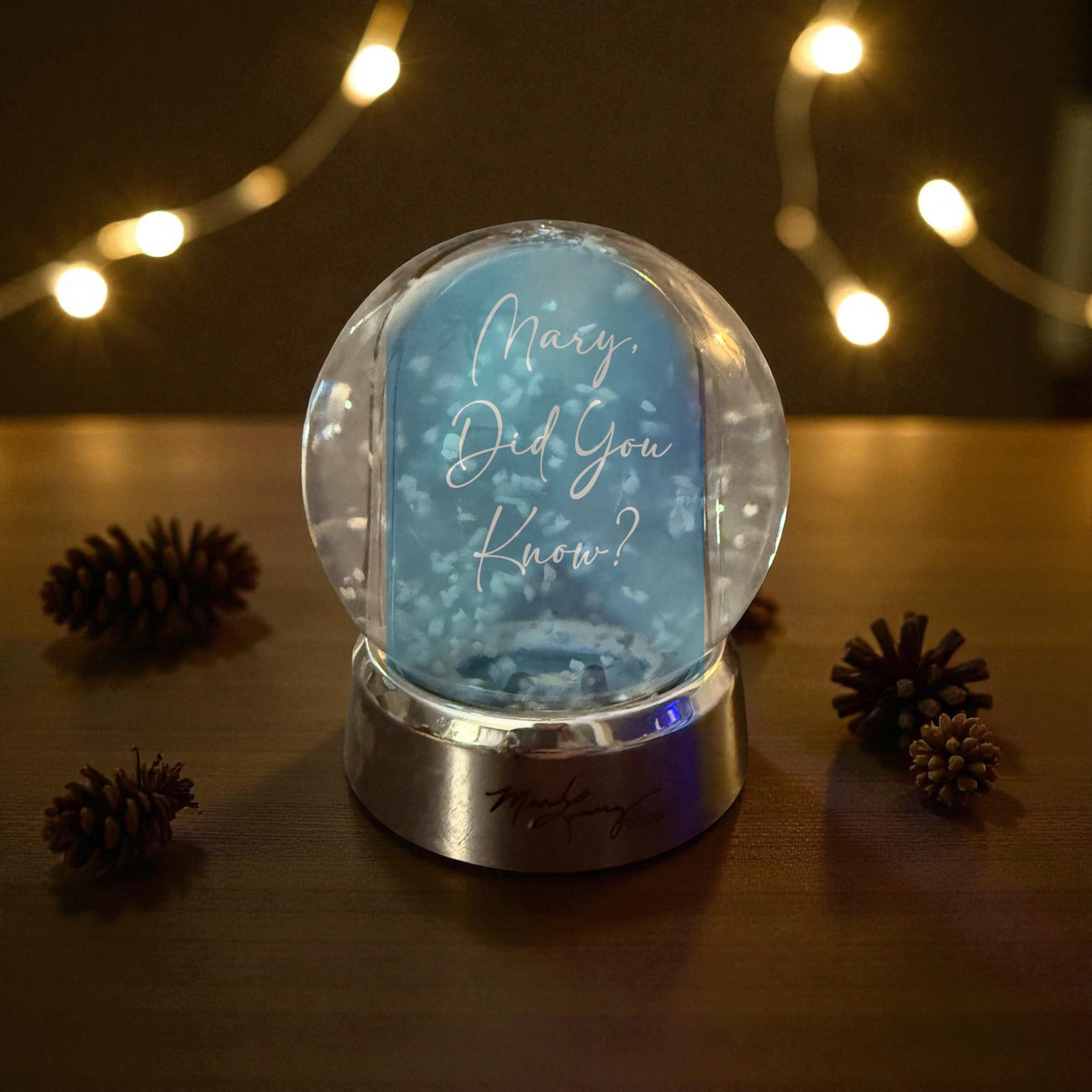 Mary Did You Know Snow Globe – MarkLowry.com